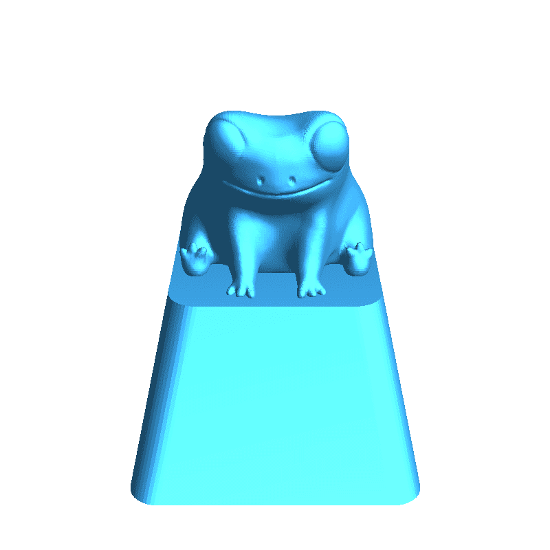 Free Other STL Download - fred the frog keycapby user1113663050