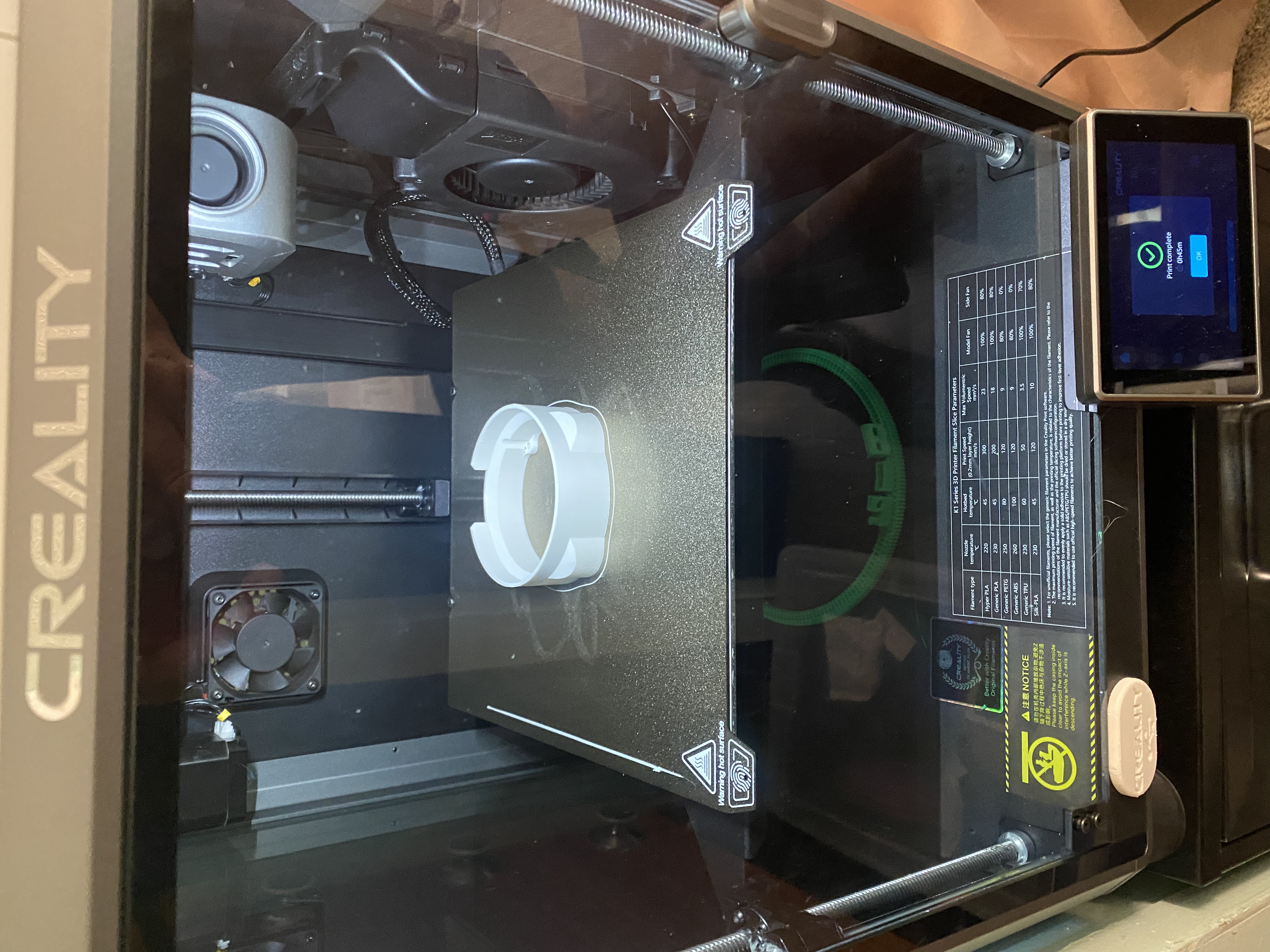 Awesome Design ! Printed perfectly ! Thanks for adding this to Creality ...