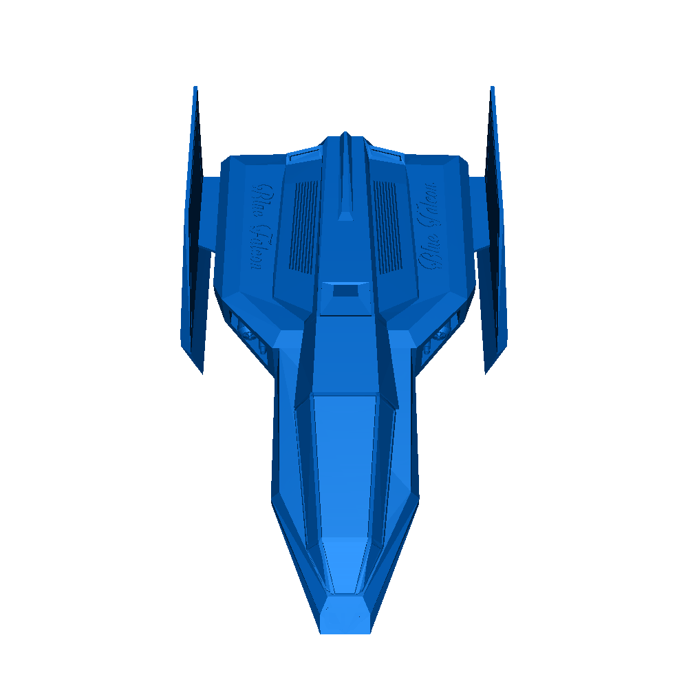 3D Printer Files | 3MF File | Blue Falcon | Creality Cloud
