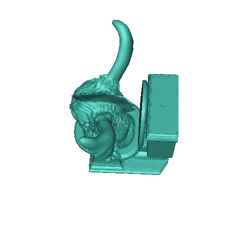 Characters & Creatures STL Download - Gremlin toilet gremlinby 3Dpez