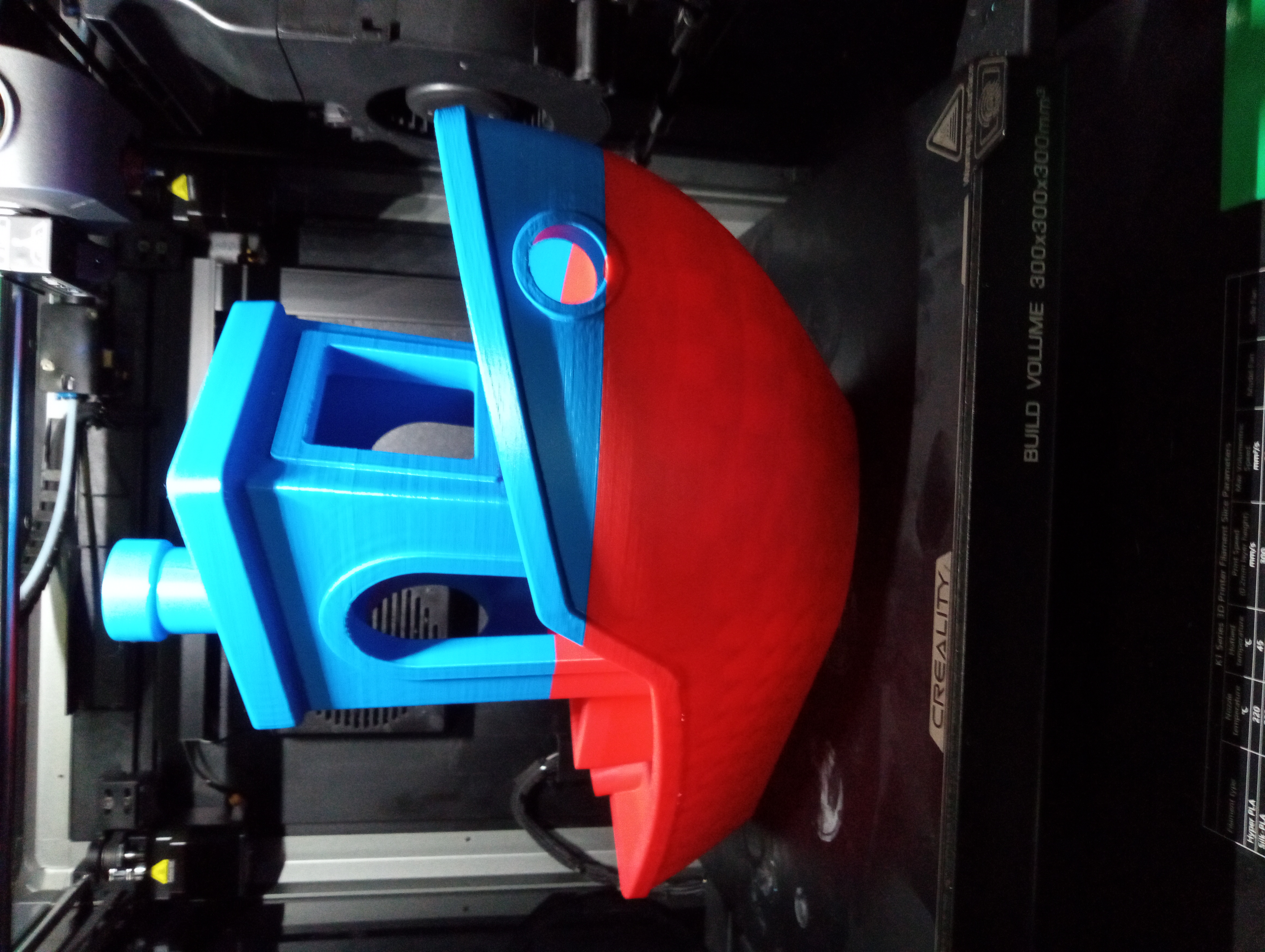giant 3d benchy with 2 colors on the creality k1 max | Creality Cloud
