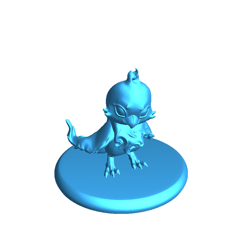 Characters & Creatures STL Download - Baby Phoenixby M3DM
