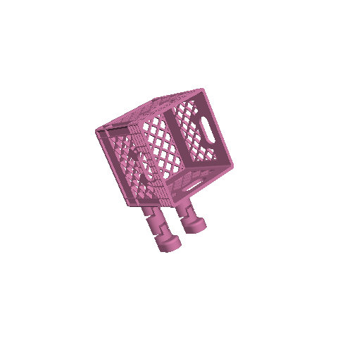 Other STL Download - flexi legs milk crateby danprints