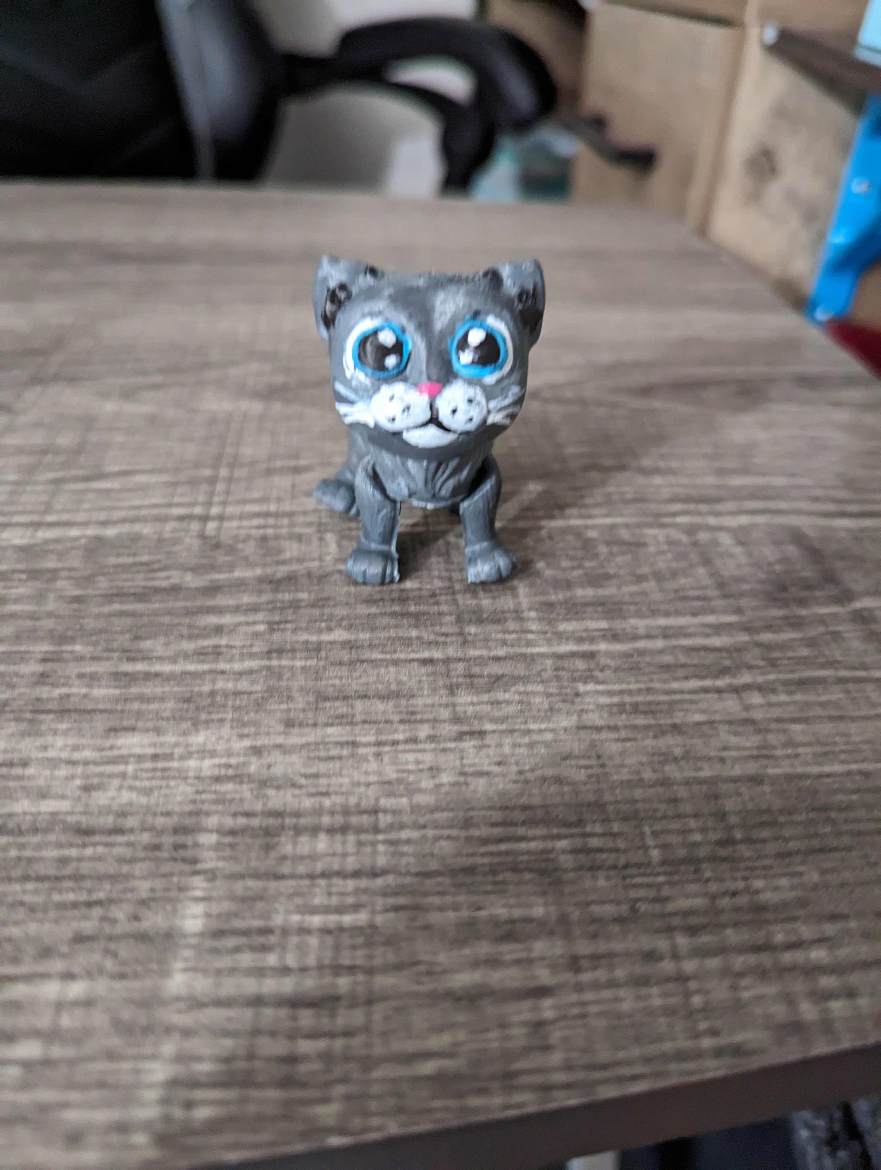 cute little cat. took a while to get the paint just right | Creality Cloud