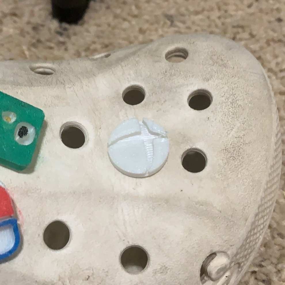 3D Printer Files | 3MF File | Xbox Croc Charm | Creality Cloud