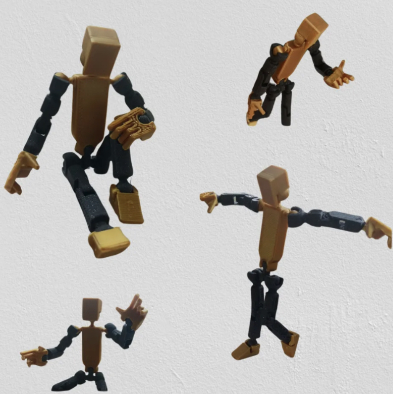 Men STL Download - Articulated manby NexusCreations