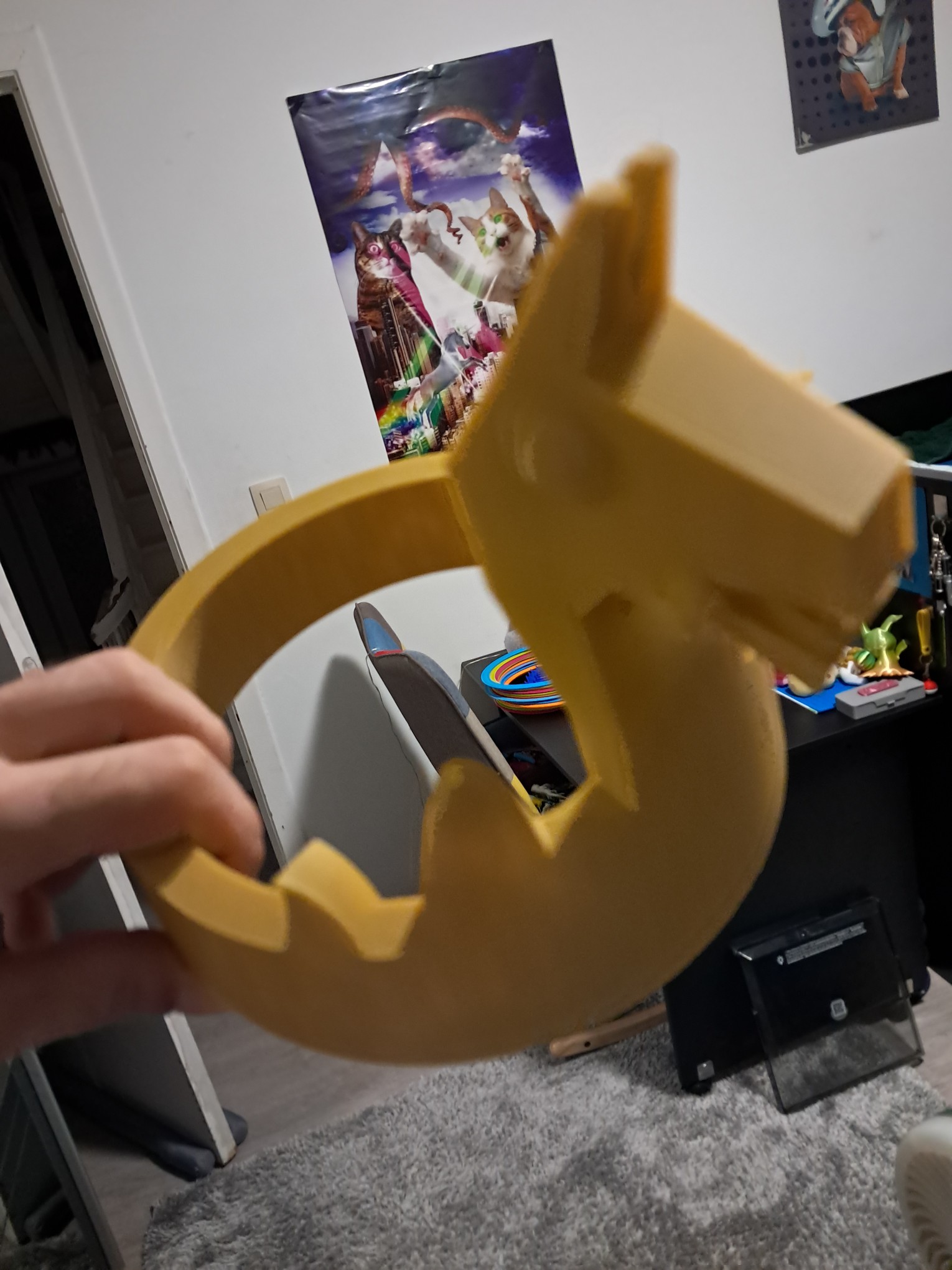 Let the knight been crowned. Golden pla filament.. | Creality Cloud