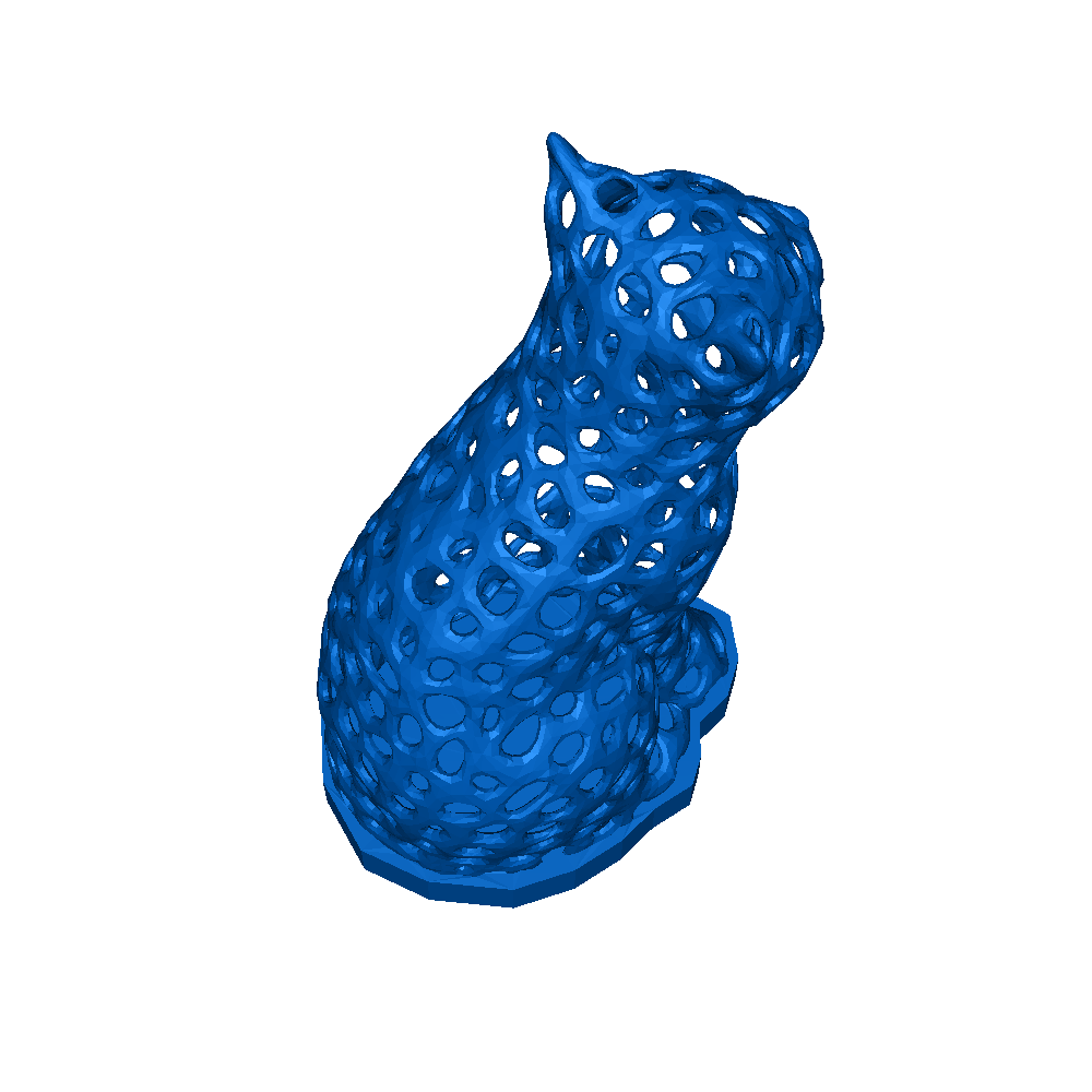 Free Digital Art STL Download - Voronoi Catby NightSlash3