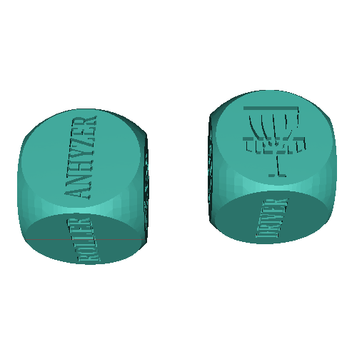 Free Board Games & Card Games STL Download - Disc golf Dice rouletteby ...