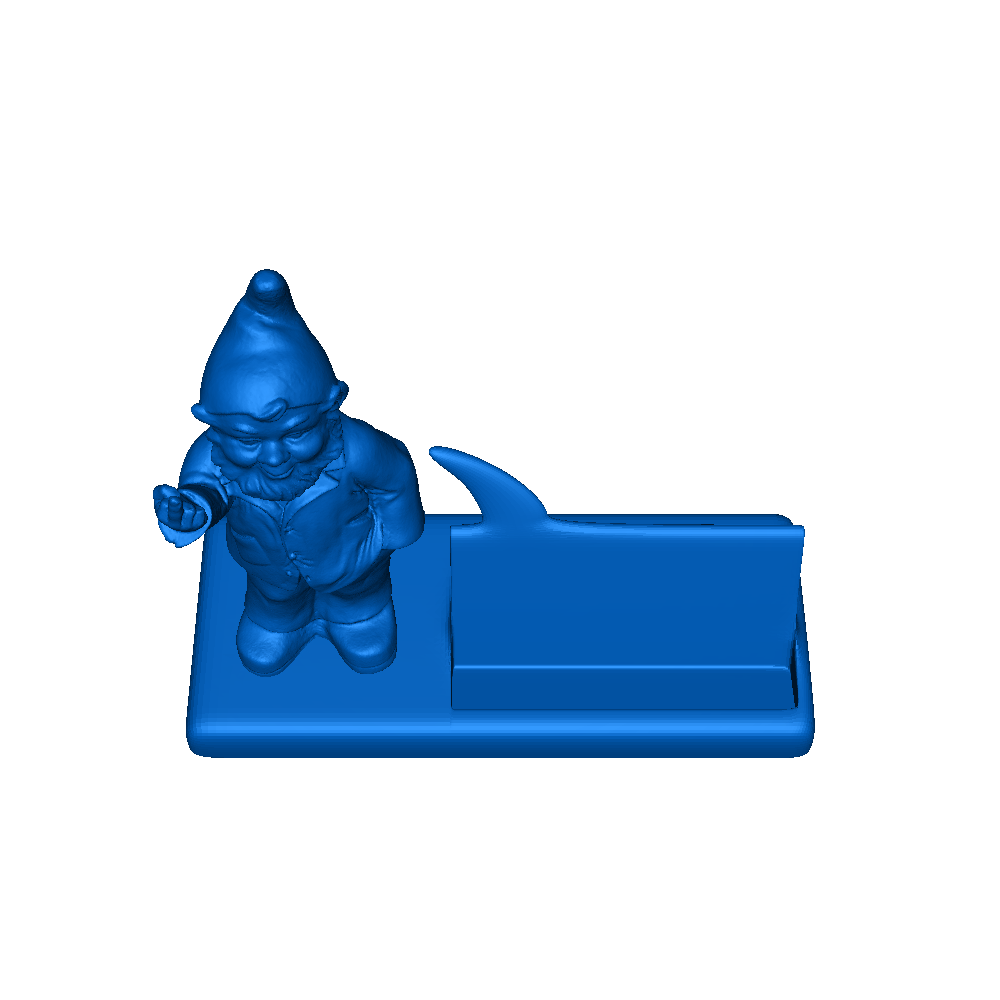 Free Sculptures & Artworks STL Download - go away gnome business card ...