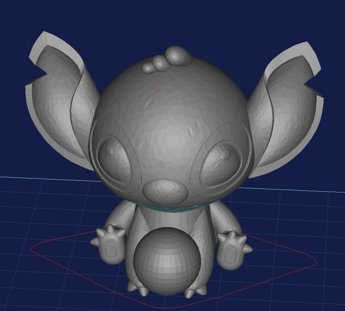 Stitch with a ball | 3D models download | Creality Cloud