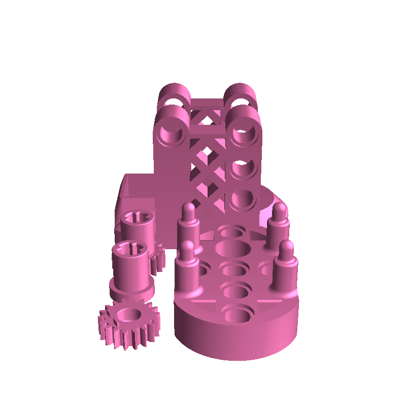 Free Other STL Download - LEGO servo mountby SludgeKing03