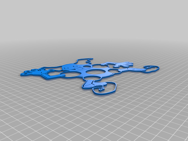 Free Sculptures & Artworks STL Download - 122 Mr. Mime stencil + 2Dby ...