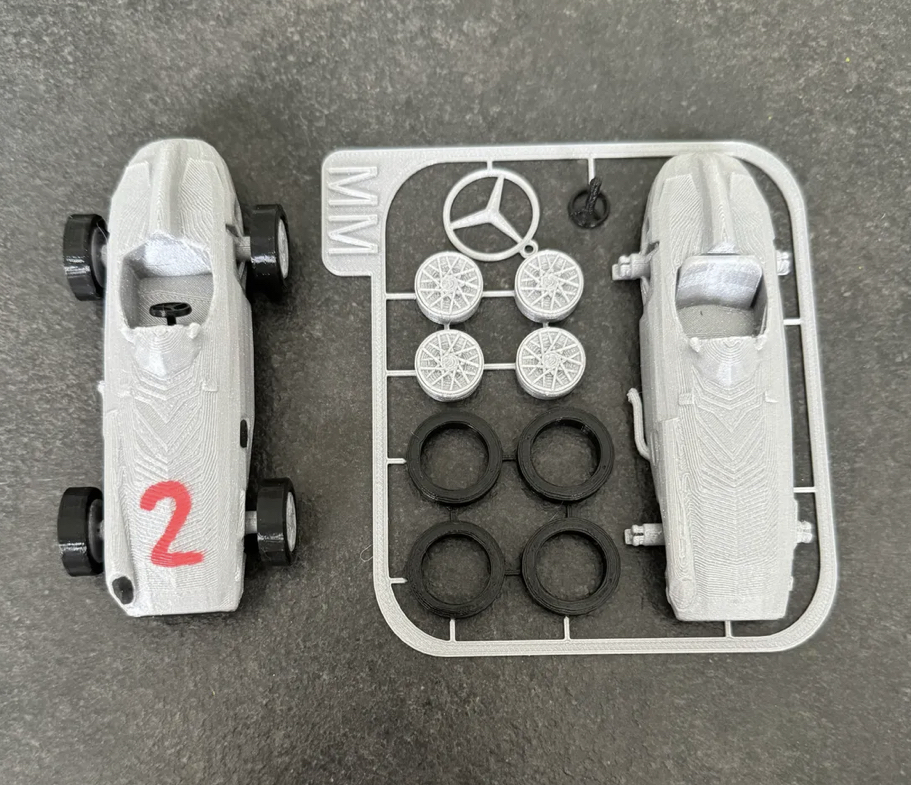 Mercedes-Benz W196 kit card | 3D модели скачать | Creality Cloud