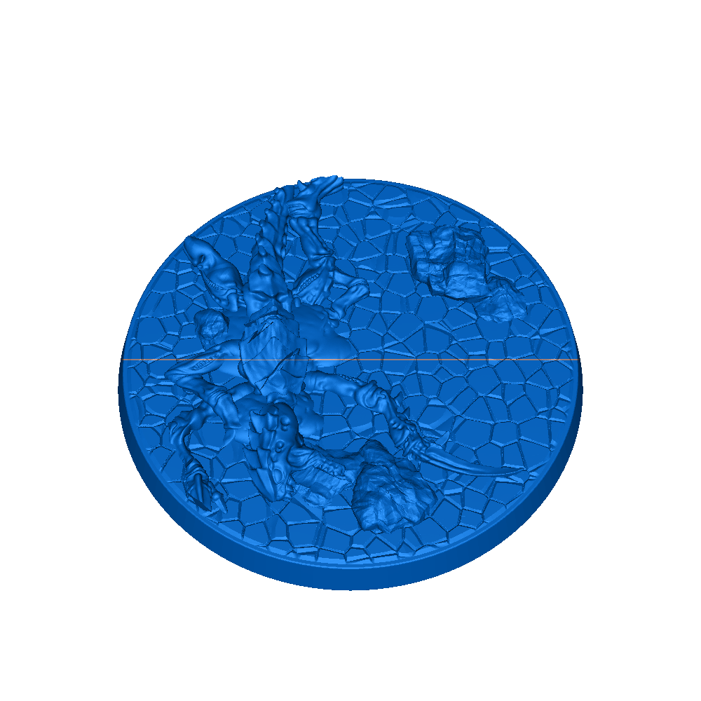 3D Printer Files | 3MF File | space bug base 60mm | Creality Cloud