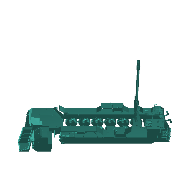 Vehicles & Machinery STL Download - RMMV HX3-10x10-155mm-howitzer ...