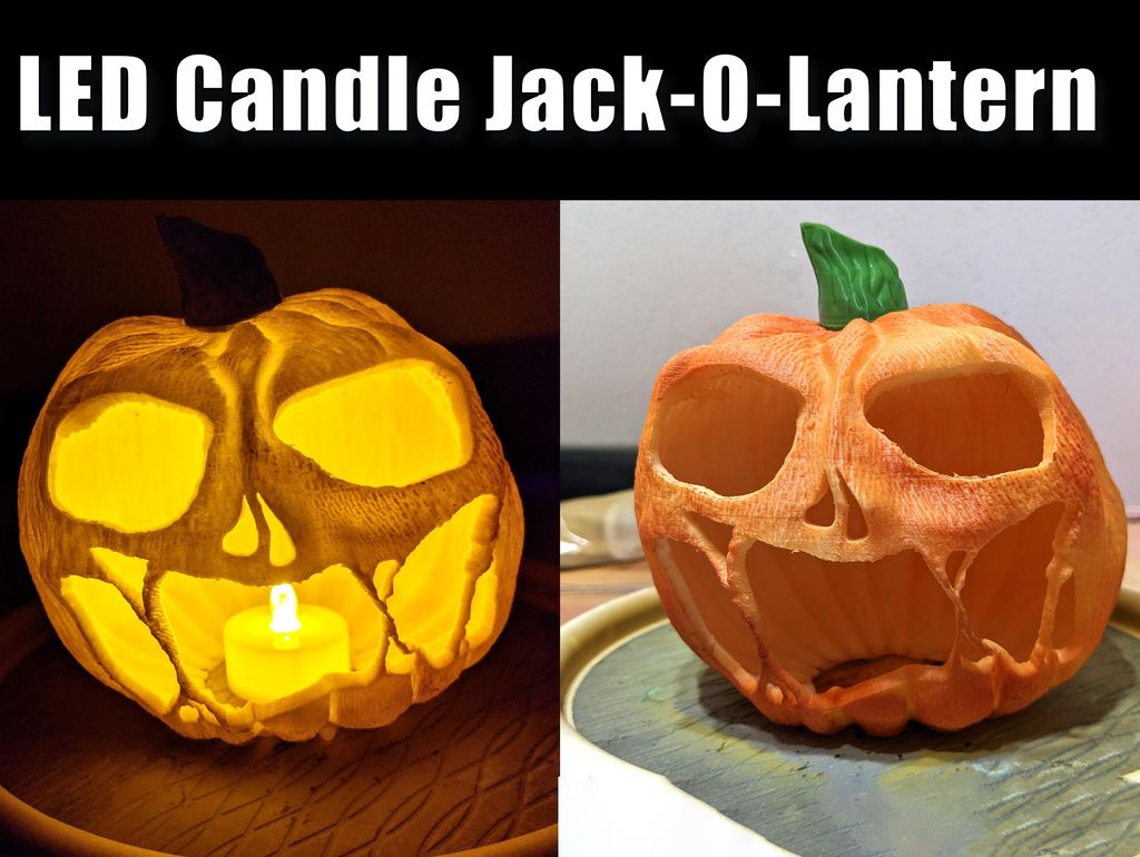 Melting LED Jack-O-Lantern | 3D models download | Creality Cloud