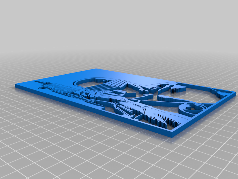 Free Characters & Creatures STL Download - G.I.Joe Snake Eyes stencilby ...