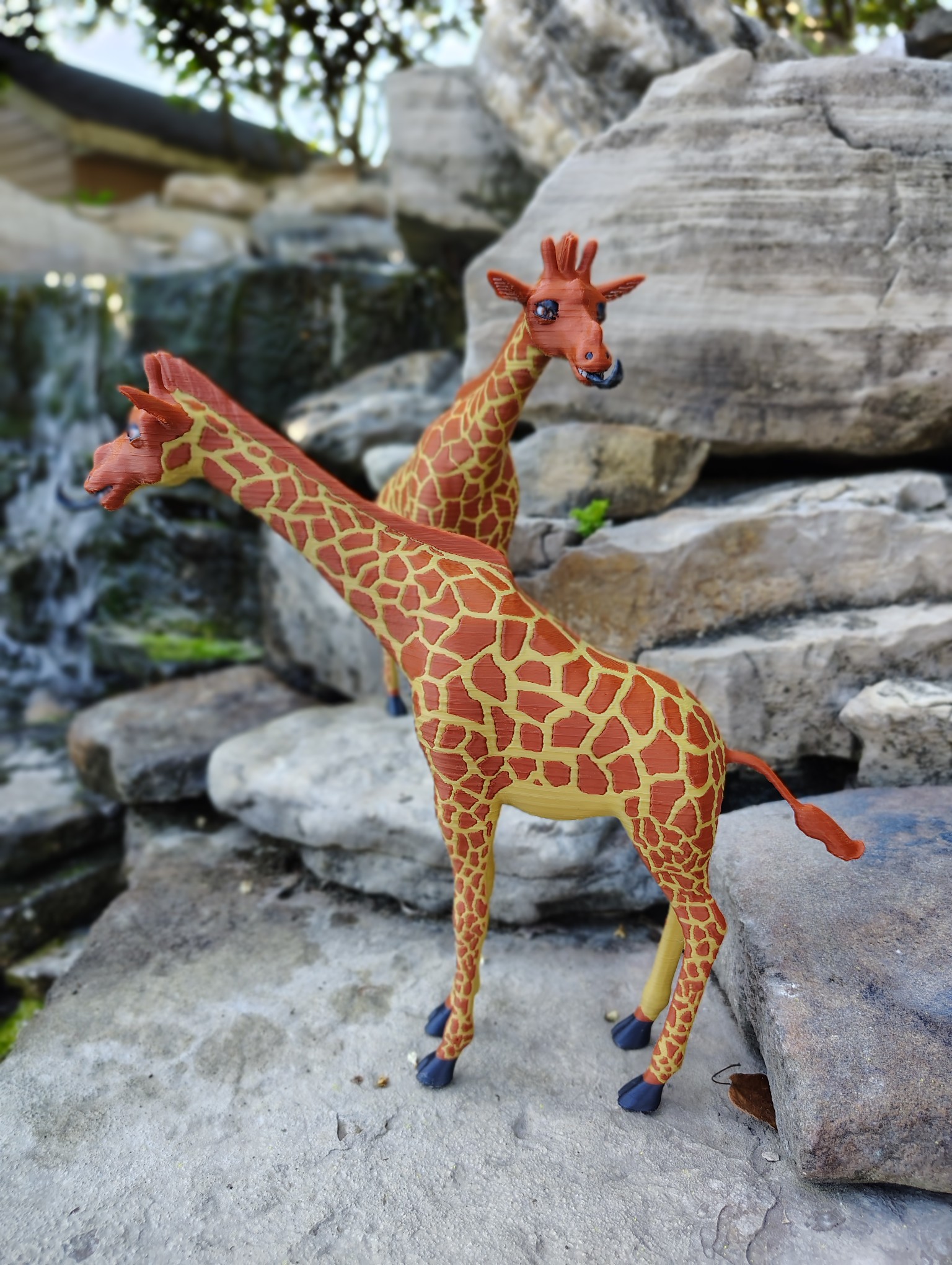 Pair of Giraffa 260mm printed on a Creality K2 plus, using ...