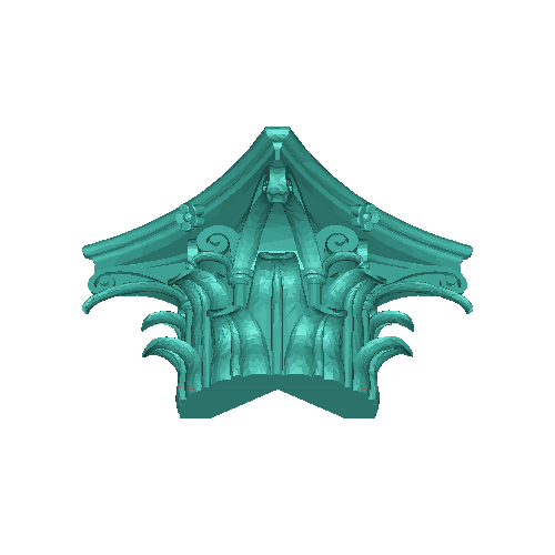 Free Digital Art STL Download - Corinthian columnby Chr1s1saac