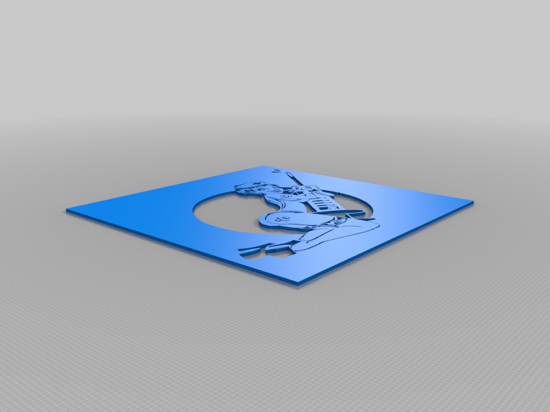 Free Other STL Download - Nurse stencil 6by SMT_M 🦊