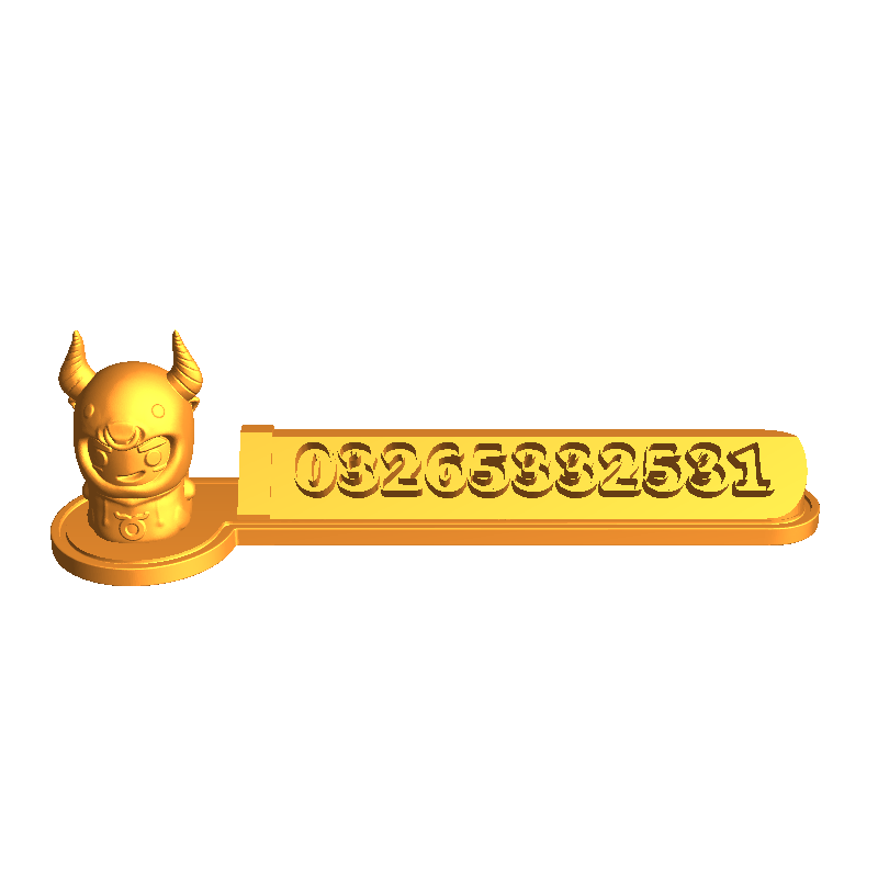 3D Printer Files | 3MF File | number creator | Creality Cloud
