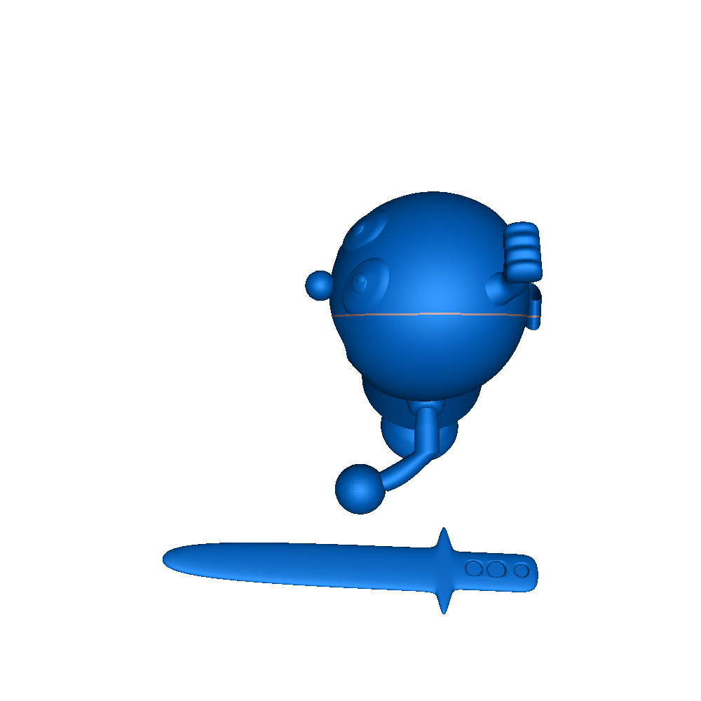 Characters & Creatures STL Download - Cartoon kitretsu-Korosuke with ...