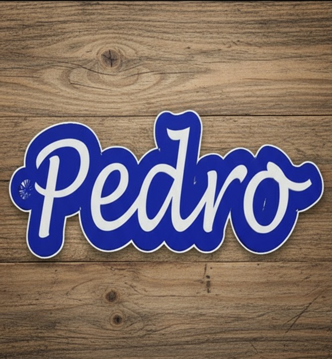 Free Other STL Download - Pedro keychain - llaveroby ERGOST
