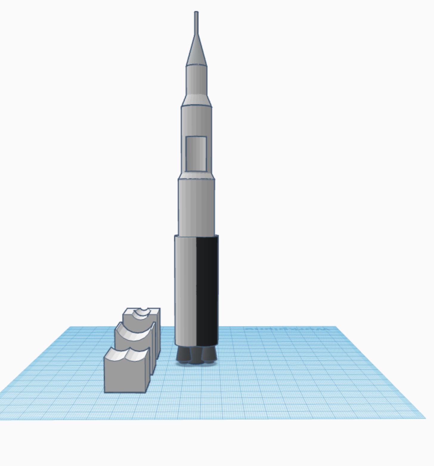 Rocket model (with stand) | 3D models download | Creality Cloud