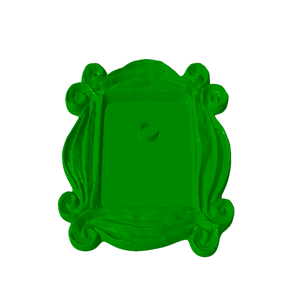 Home Decorations & Ornaments STL Download - Peep hole frame-¡FRIENDS!by ...