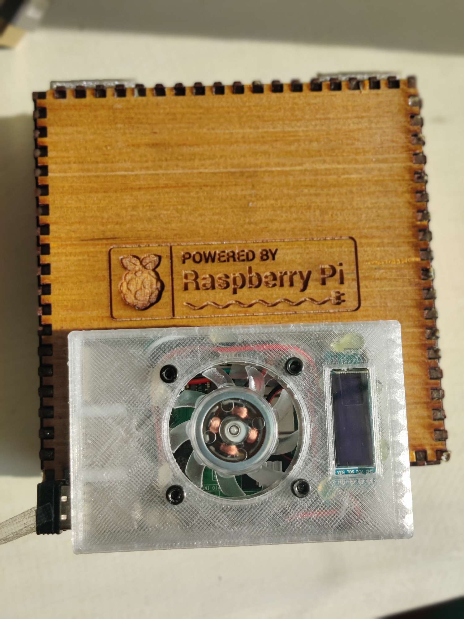 OLED raspberry pi 5 with fan | 3D models download | Creality Cloud