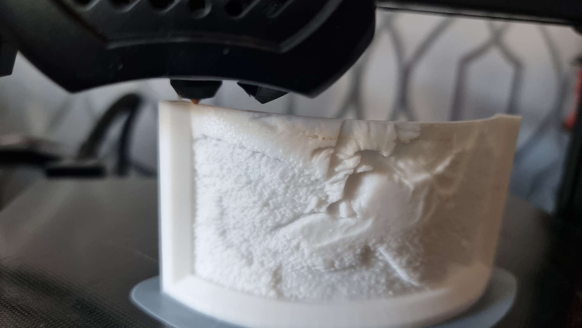 Burnt layers on lithophane | Creality Cloud
