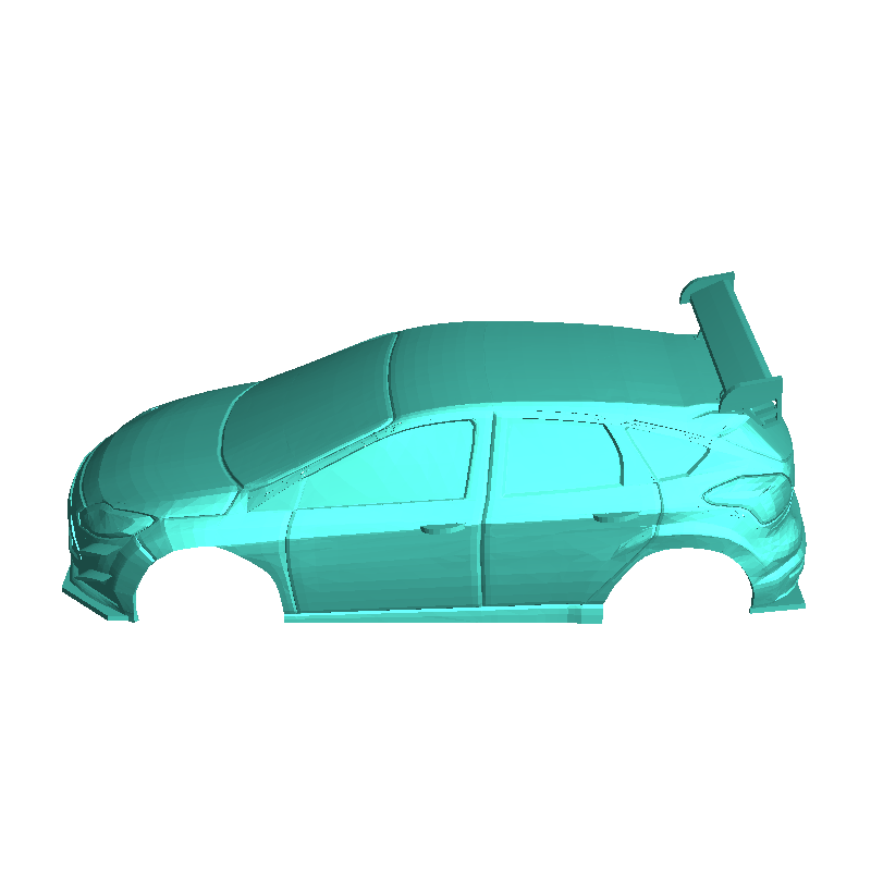 Vehicles & Machinery STL Download - Ford Focus Rallyby SeralIndustries