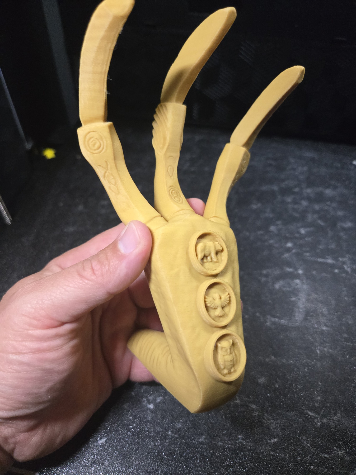 3D Printer Files | 3MF File | Elder Scrolls - Skyrim Golden Claw Statue ...