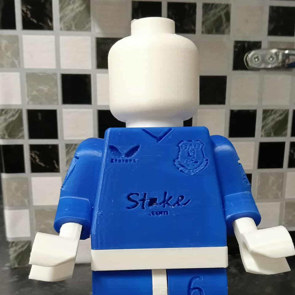 3D Printer Files | 3MF File | Everton FC lego like man | Creality Cloud