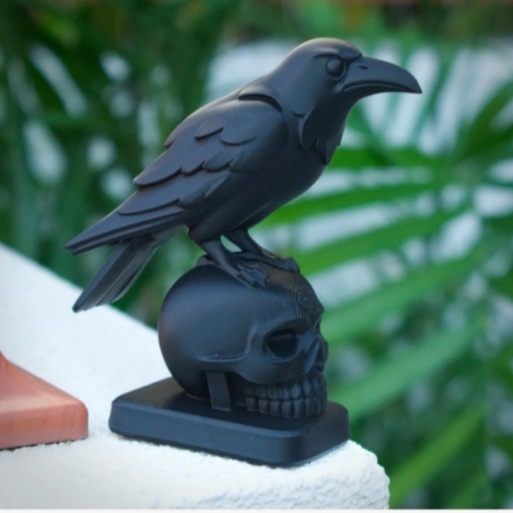 gratuita Other STL Descarga - Ominous Crow - print-with-creality