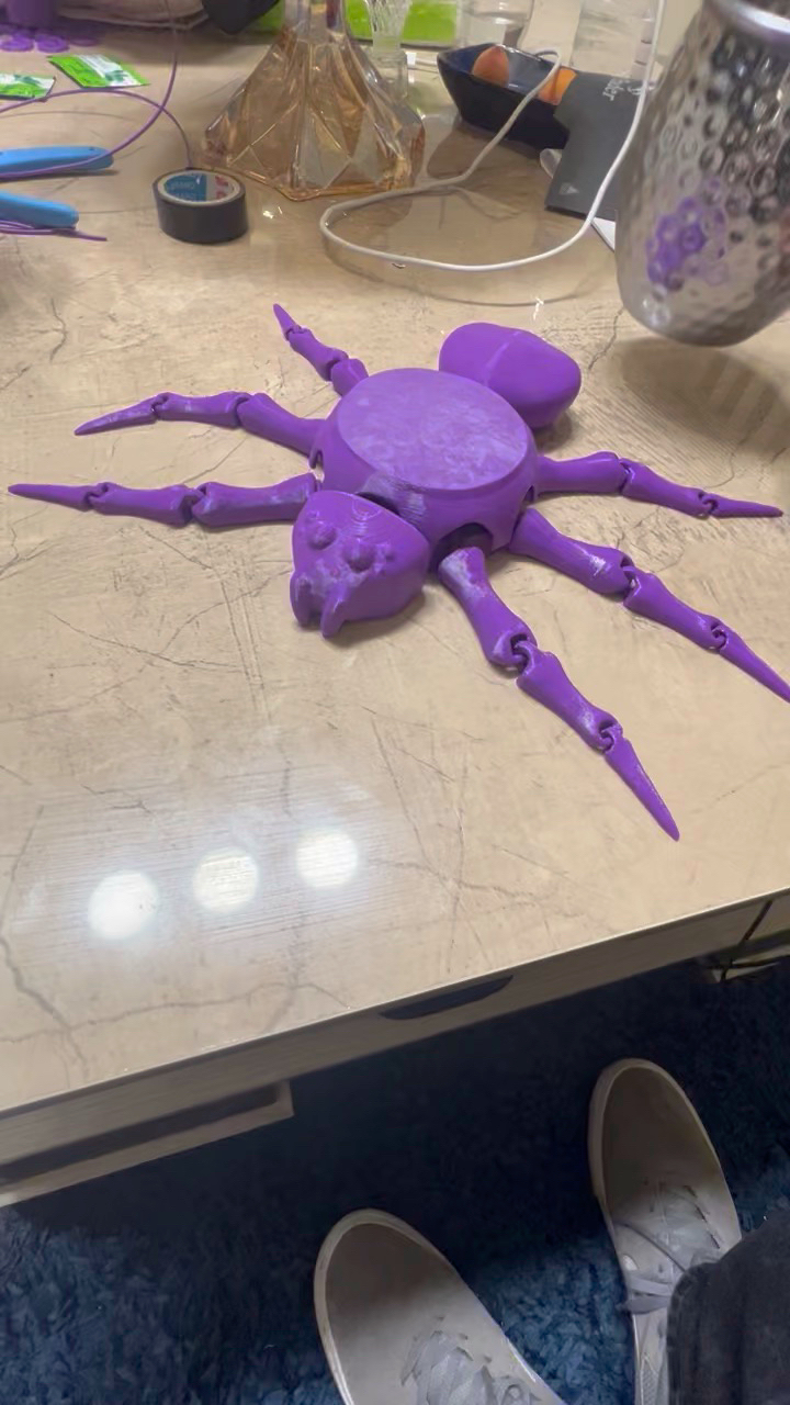 Flexi spider cup holder articulated legs Print in place | Creality Cloud