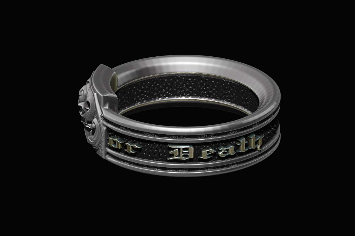 Freedom or Death Ring | 3D models download | Creality Cloud