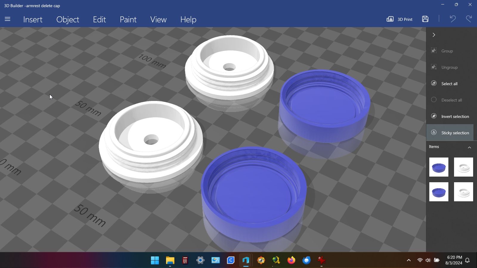 Tools & Spare Parts STL Download - Miata armrest delete capsby Tylers