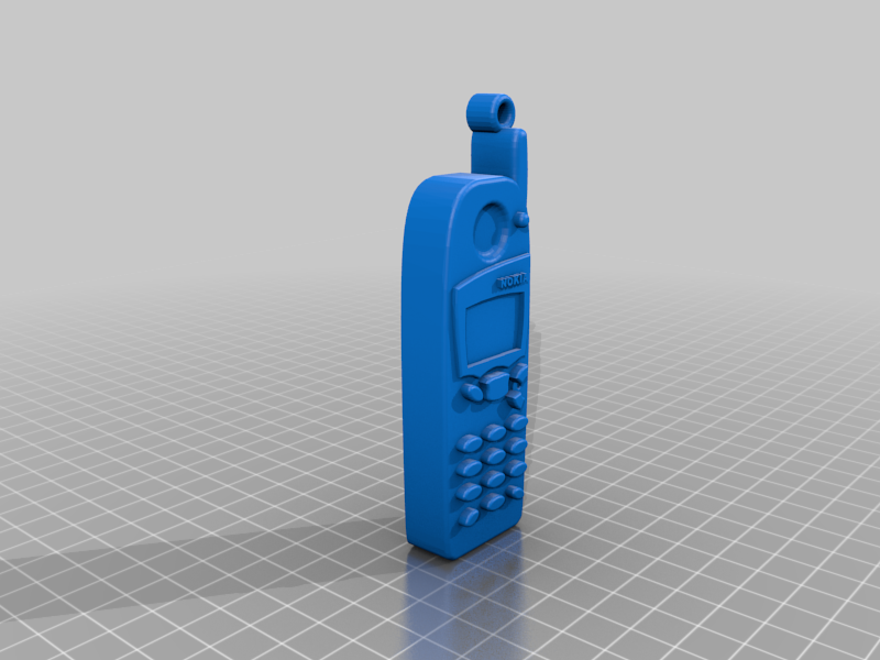 Classic Nokia Phone Keychain | 3D models download | Creality Cloud