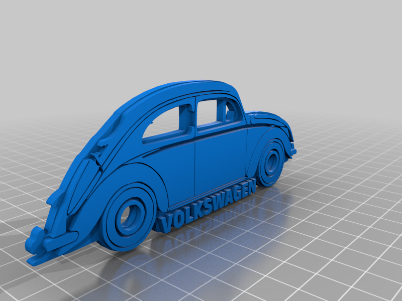 Other STL Download - I Own A Classic Car & VW Beetle Keychainsby ...