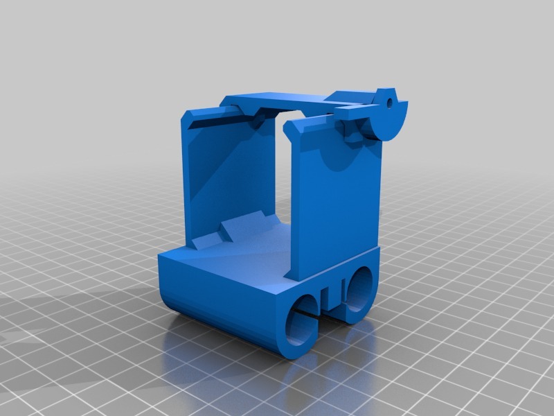 Free 3D Printer Parts STL Download - Front/Back X Rod conversion for ...