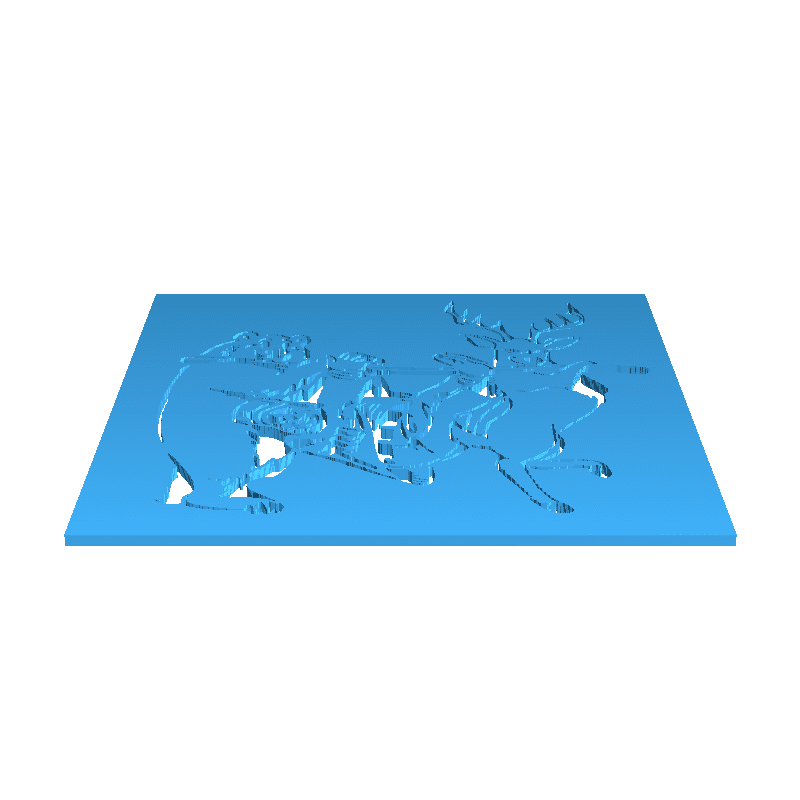 Free Digital Art STL Download - Hunted Hunter stencilby SMT_M 🦊