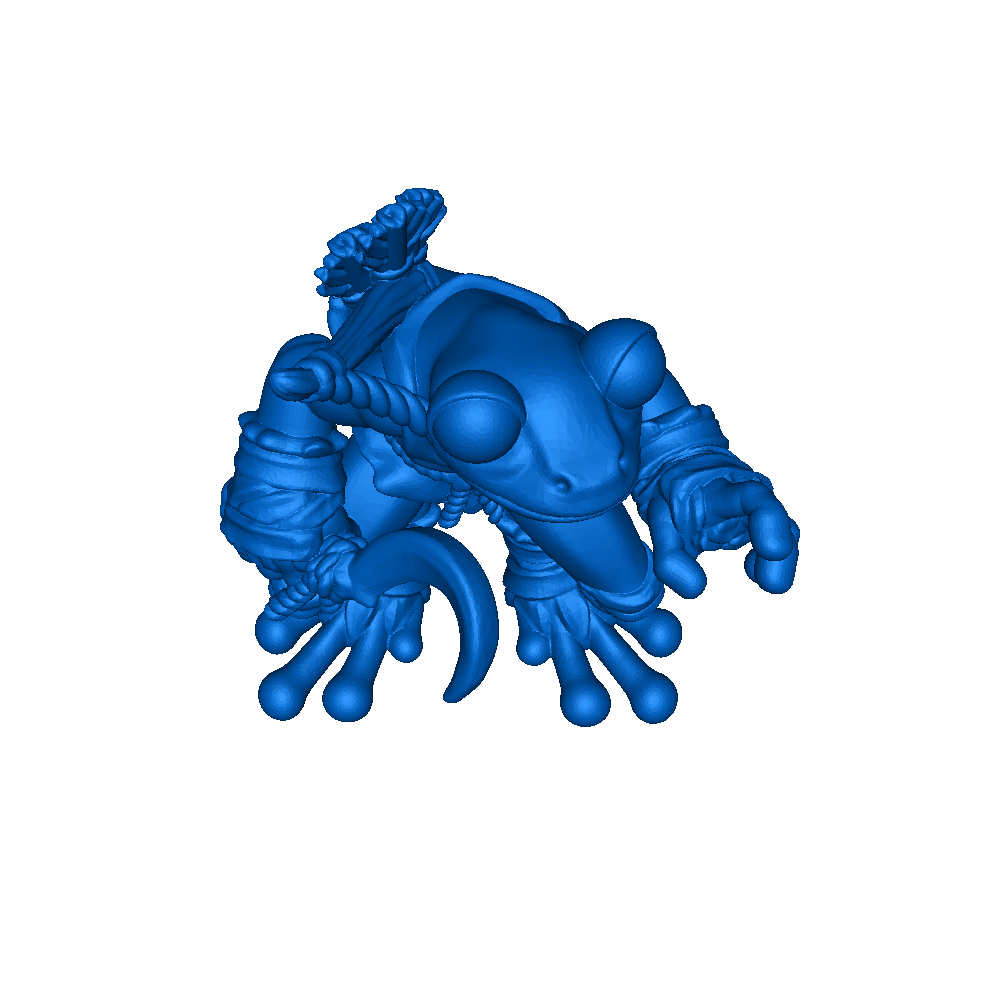 Free Characters & Creatures STL Download - tree frog by art _crazy69