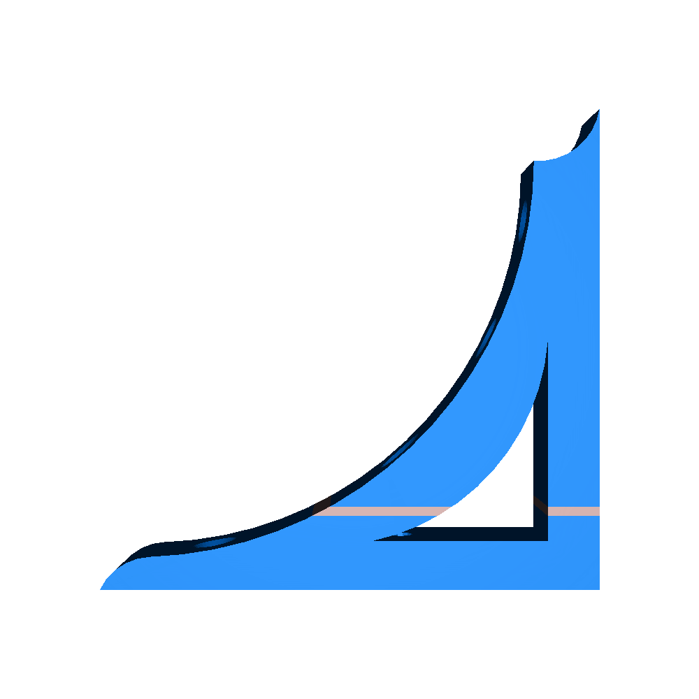 Free Tools & Spare Parts STL Download - curved bracket by 3-D Trek