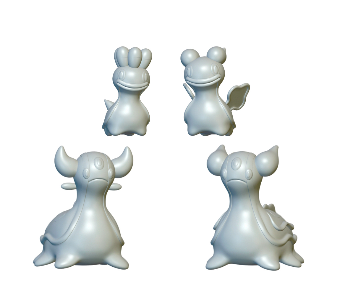 Toys & Games STL Download - Pokemon Shellos & Gastrodon (#422 & #423 ...