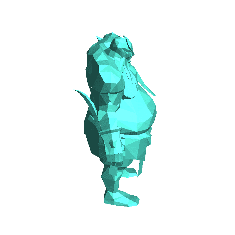 phat beard ogre - tm - lp | 3D models download | Creality Cloud