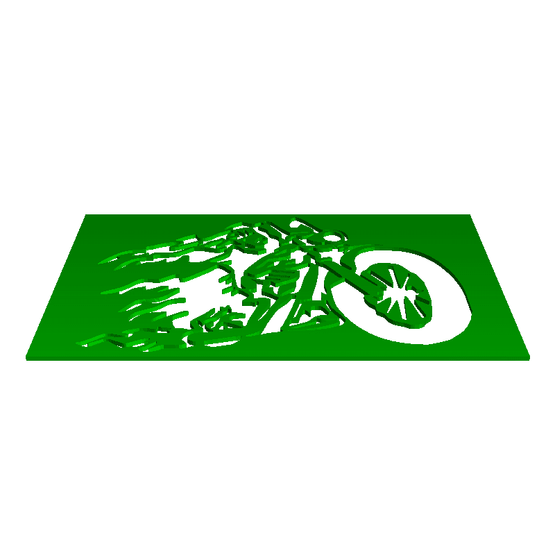 Free Sculptures & Artworks STL Download - Biker Reaper stencilby SMT_M 🦊