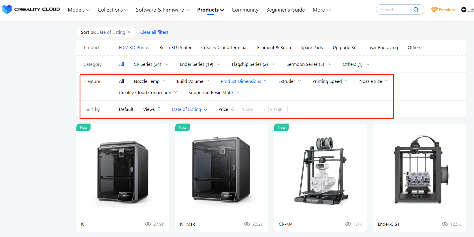 Creality Cloud Web: New Updates for Products and Support & Service ...