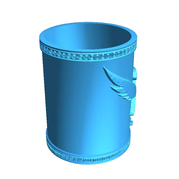 Free Home Decorations & Ornaments STL Download - 3D NAME PEN HOLDERby ...